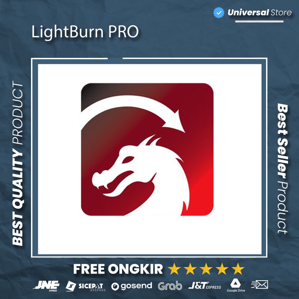 Jual Software Aplikasi LightBurn PRO Full Version - Graphic Light Burn ...