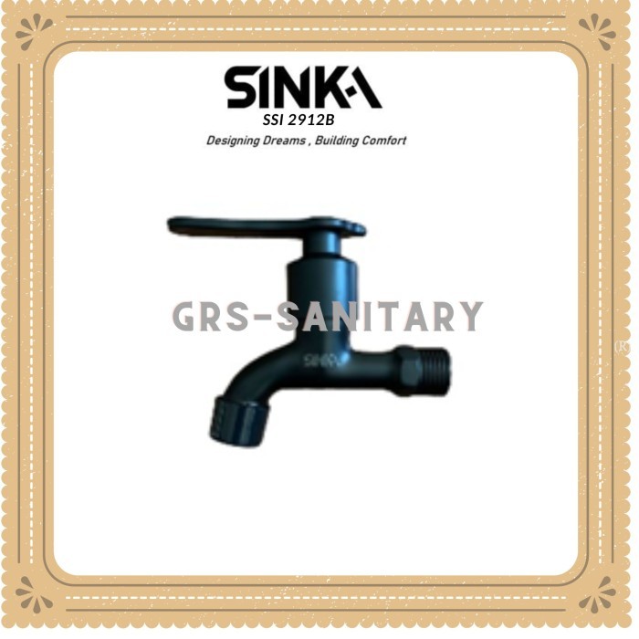 Jual SINKA SSI 2912B KRAN TEMBOK BLACK | Shopee Indonesia
