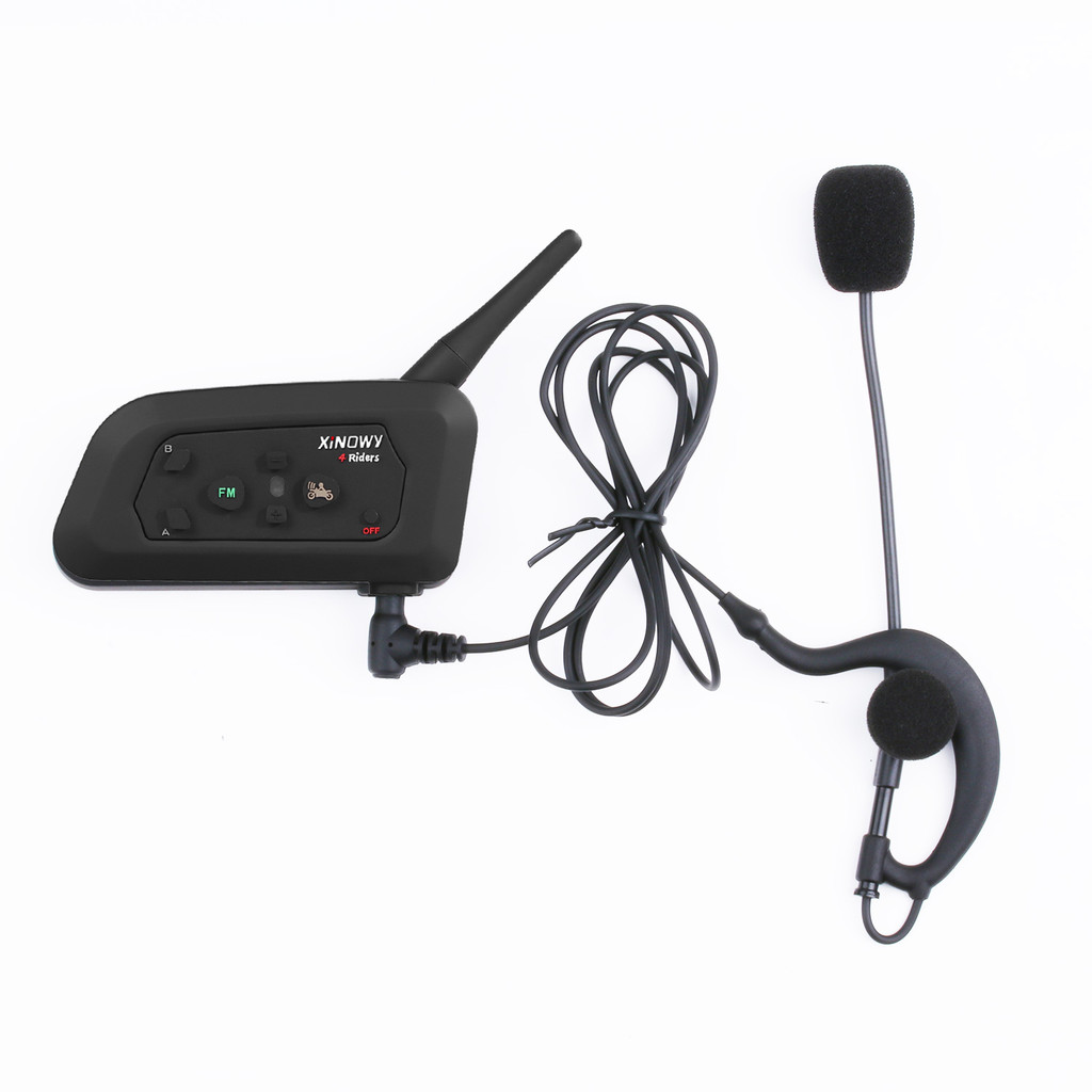 Jual V4C Referee Headset Bluetooth Intercom Full Duplex 1200M Football ...