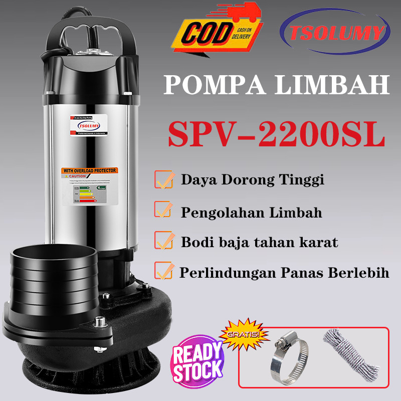 Jual Pompa Celup Air Kotor 2200W sewage pump 4inch Mesin Pompa Air Murah pompa submersible ...