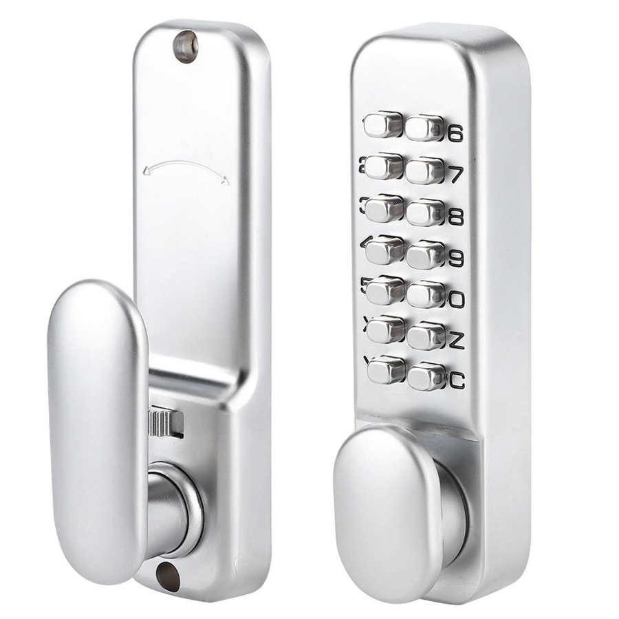 Jual 14 Buttons Passage Mode Mechanical Waterproof Door Locks with ...