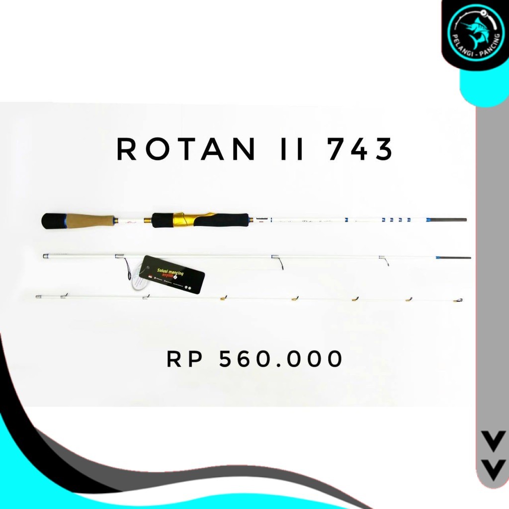 Jual Joran pancing Relix nusantara Rotan II 743 Travel Rod - PP ...