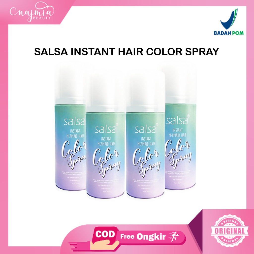 Jual Najmia 2 (Beli 2 lbh murah) Salsa Instant Mermaid Hair Color Spray ...