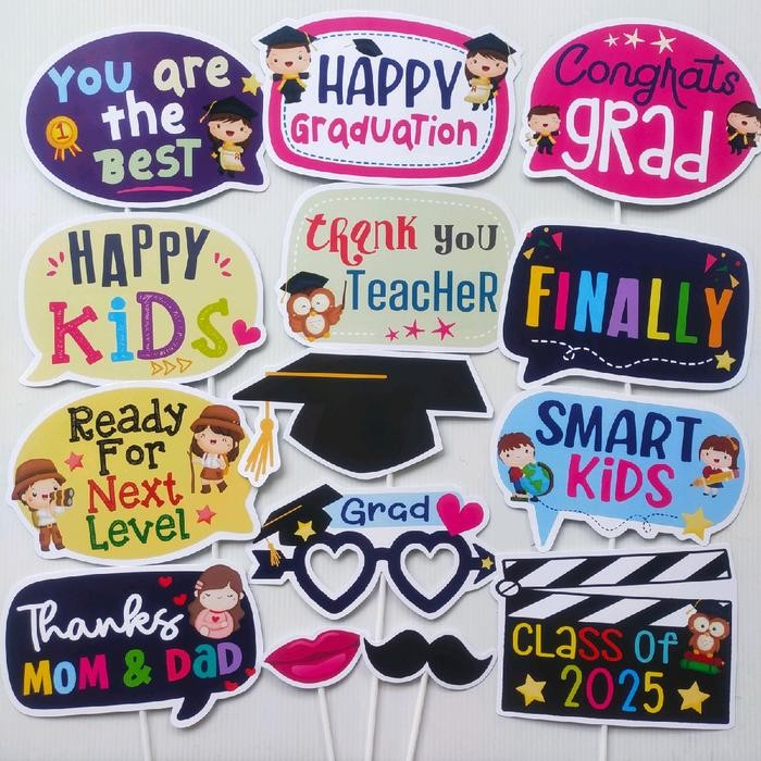 Jual PROPS PHOTO BOOTH GRADUATION KIDS TEMA WISUDA ANAK - -, - | Shopee ...