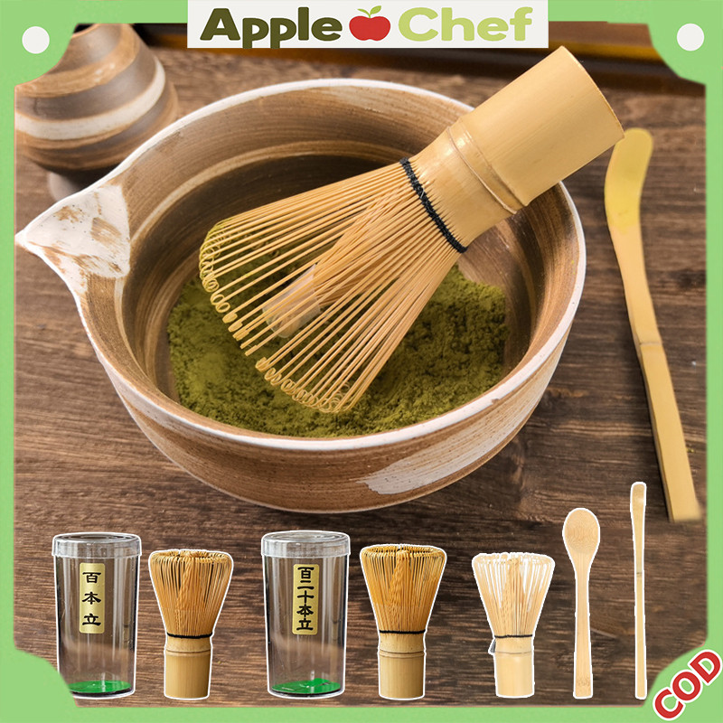 Jual AppleChef 120 Prongs Matcha Brush Brush Matcha Powder Premium ...