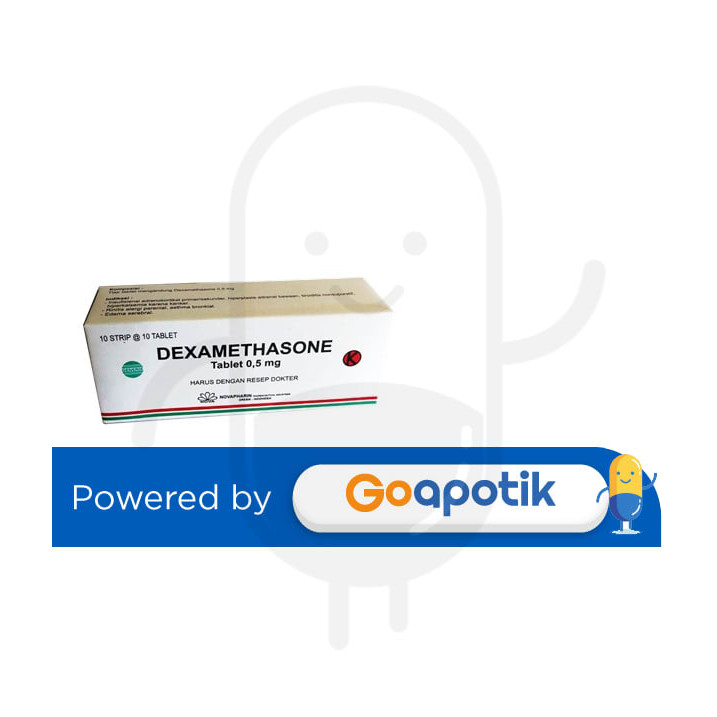 Jual Dexamethasone Novapharin 0.5 Mg Box 100 Tablet | Shopee Indonesia