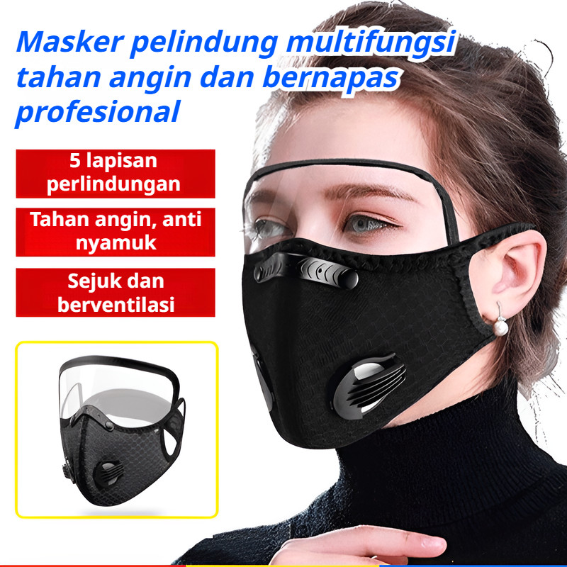 Jual Masker pelindung tahan angin dan bernapas multifungsi profesional ...