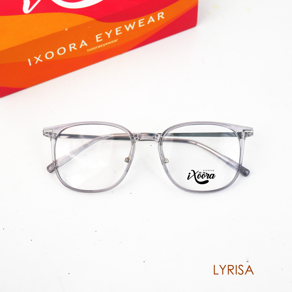 Jual Frame Kacamata Photocromic Anti Radiasi Ixoora Lyrisa Pria Wanita | Shopee Indonesia