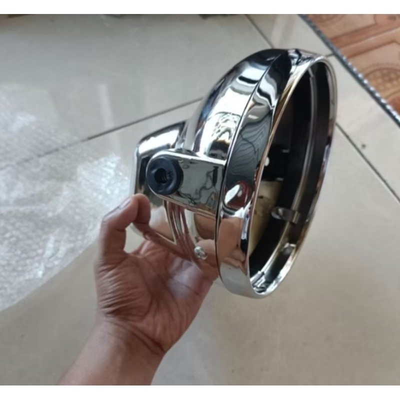 Jual batok lampu ninja ss tiger revo scorpio vixion rx king 7in bahan ...