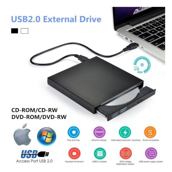 Jual Drive optik eksternal CD ROM membaca drive optik DVD/CD/VCD tidak ...