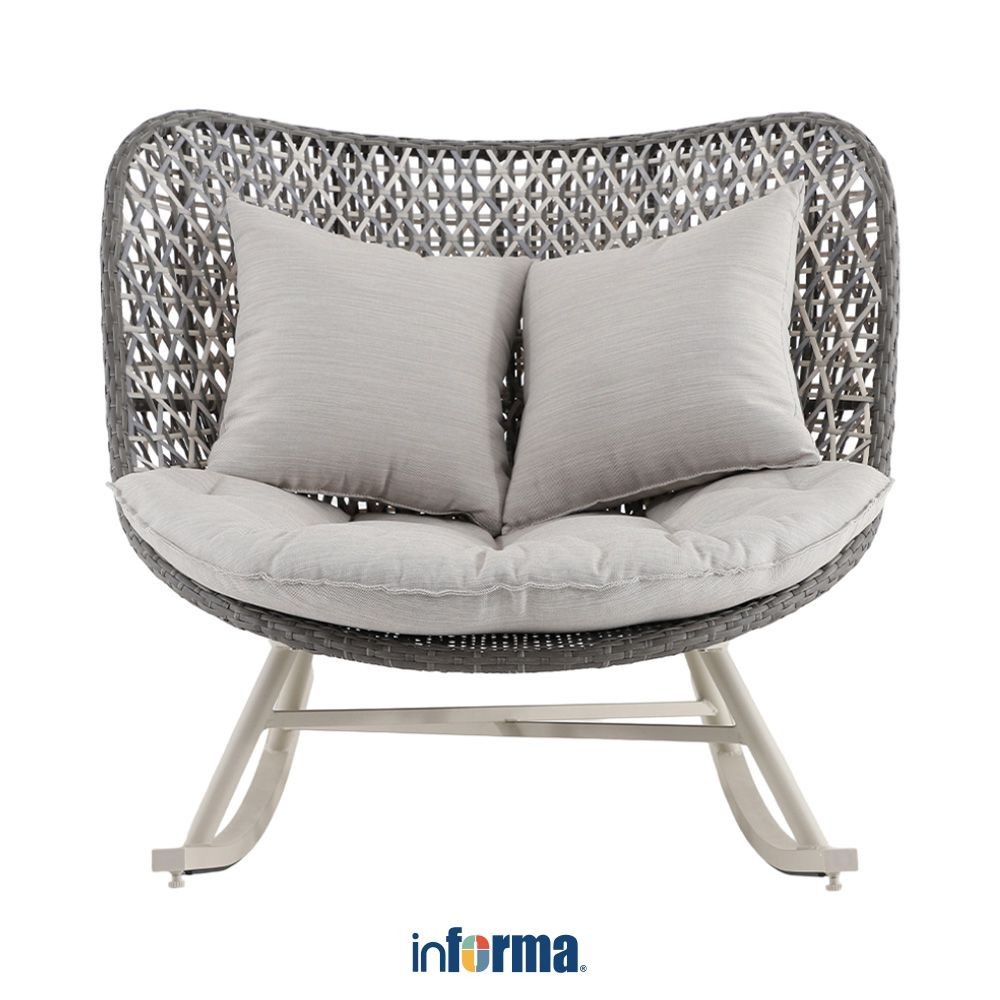Jual Informa Yamada Kursi Goyang Fabric Rocking Chair Furniture Indoor ...