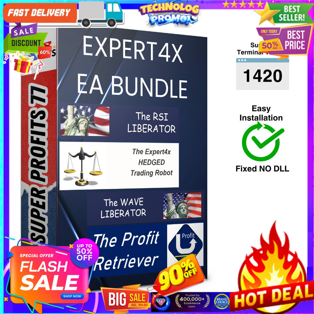 Jual EA Robot MT4 Expert4X Bundle | Shopee Indonesia