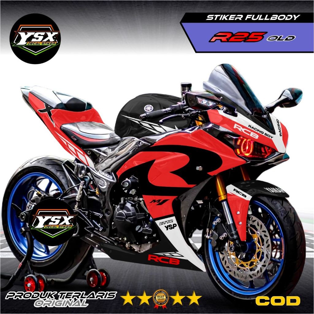 Jual Decal R25 Old Stiker fullbody Desain Racing New 1.0 | Shopee Indonesia