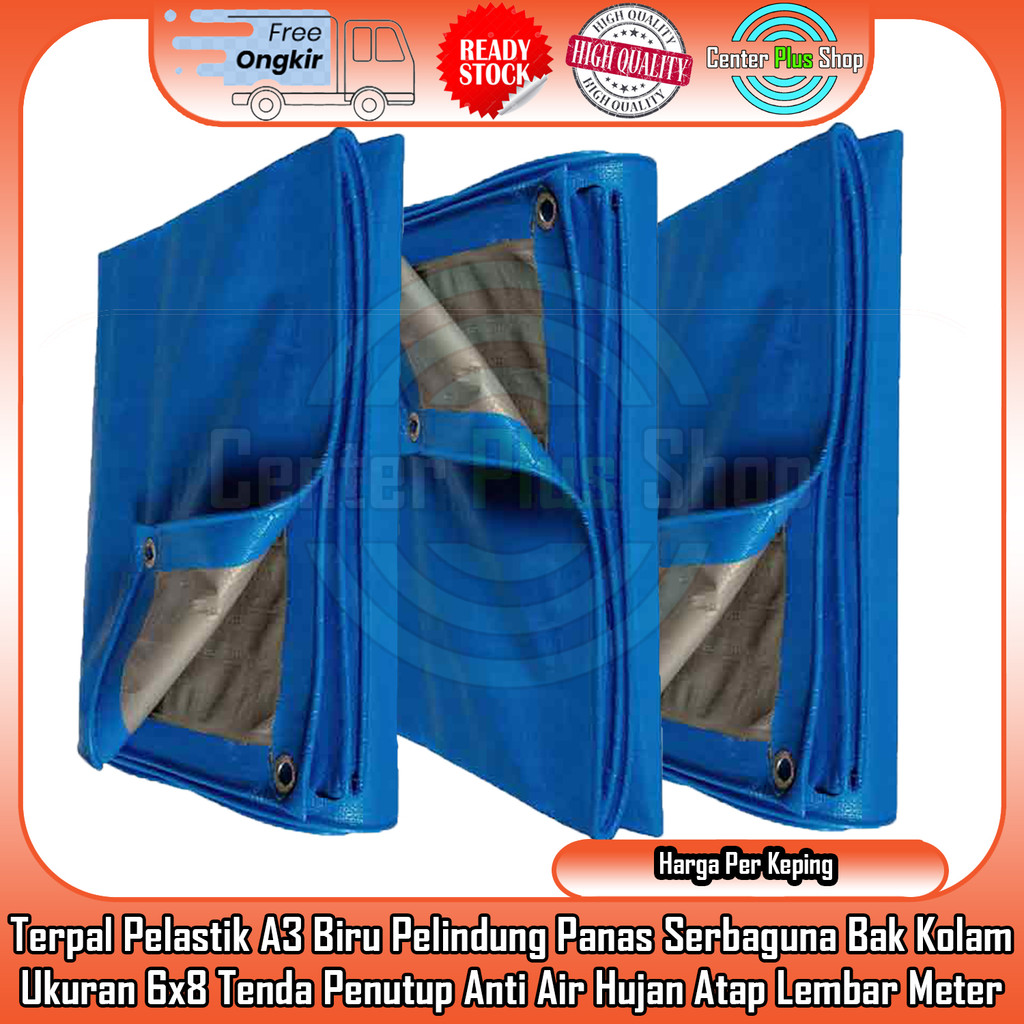 Jual Terpal Uk 6x8 Pelindung Terfal Matahari Camping Meter Plastik ...
