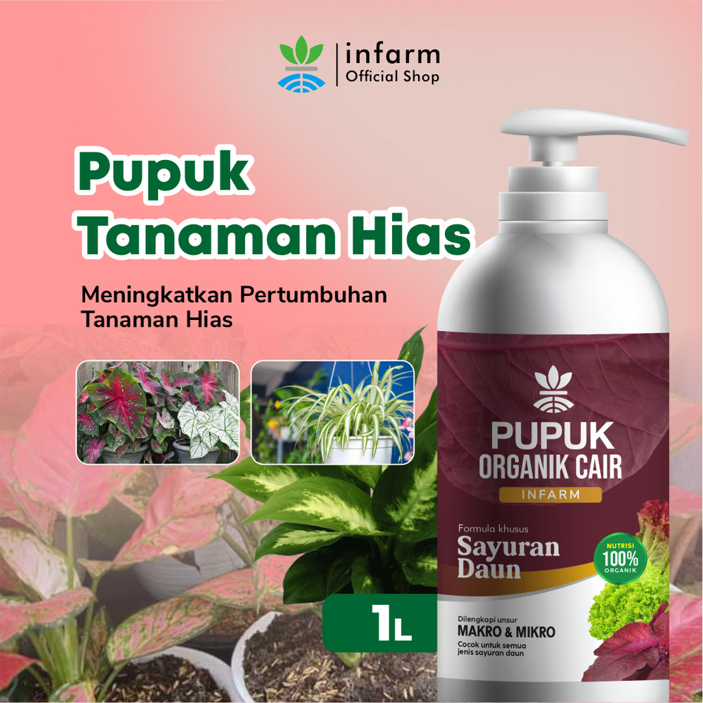 Jual INFARM - Pupuk Organik Cair 1 Liter POC Kompos Tanaman Hias Daun ...