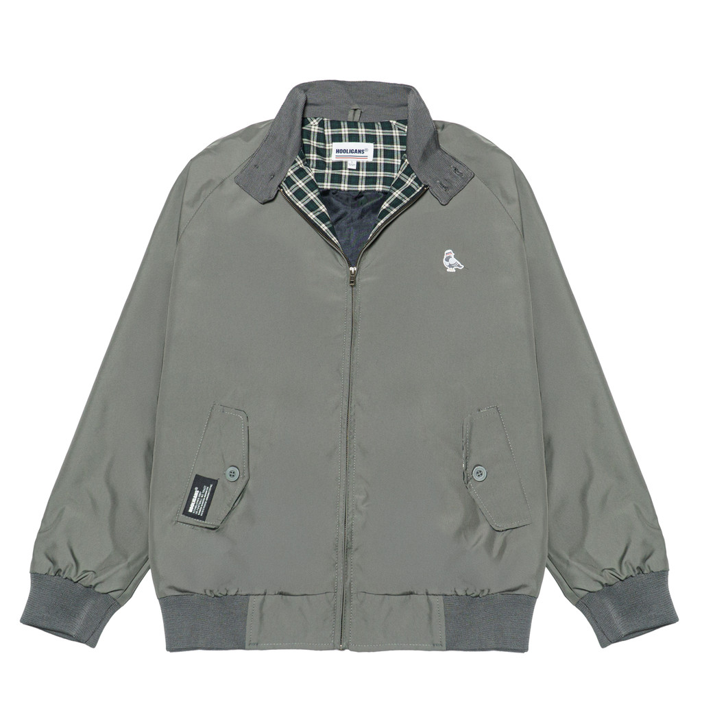 Jual Hooligans Harrington Jacket Harry PJ - Soft Olive | Shopee Indonesia