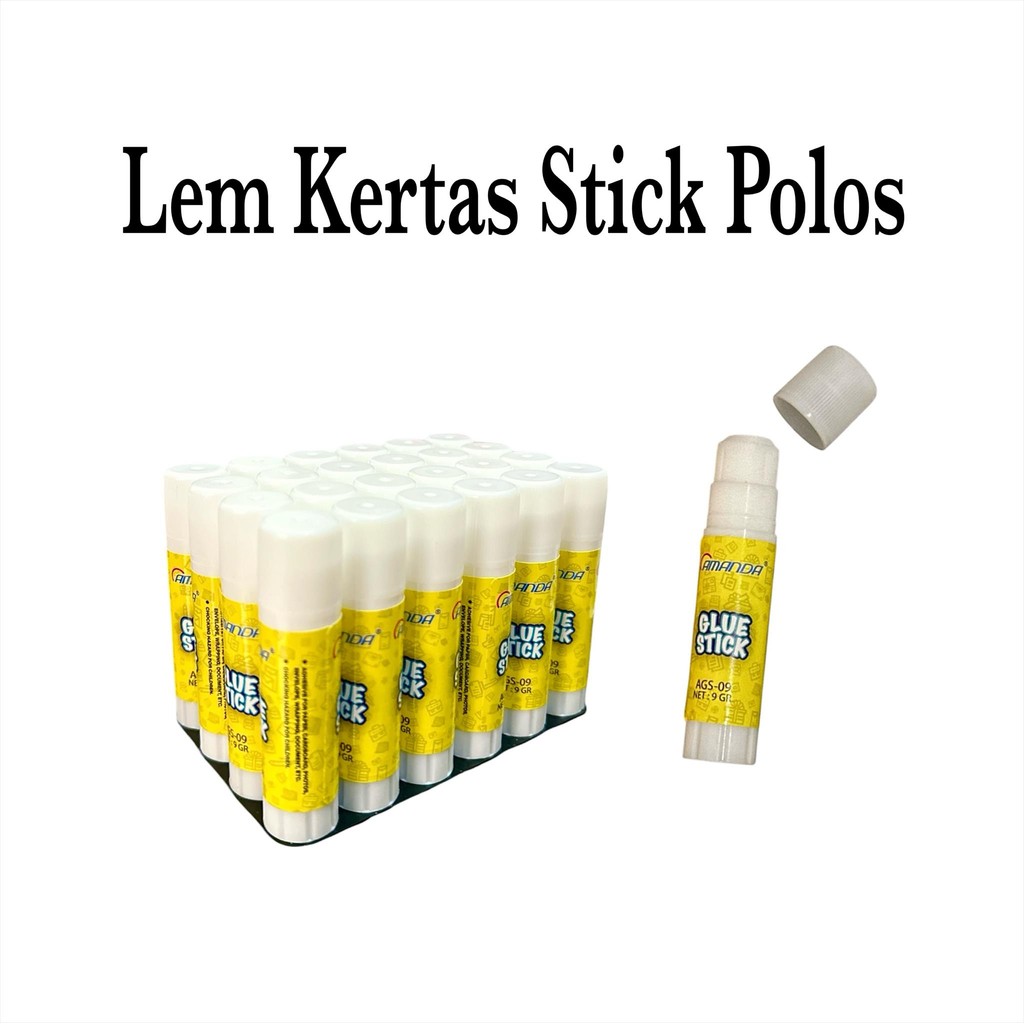 Jual Lem Kertas Stick / Glue Stick POLOS (Pcs) | Shopee Indonesia