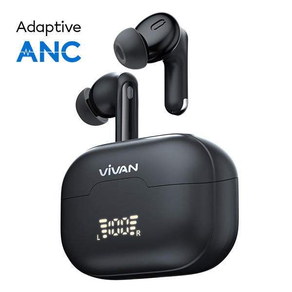 Jual VIVAN Infinity GT6 TWS Adaptive Anc 4mics Enc Battery Display Dual ...