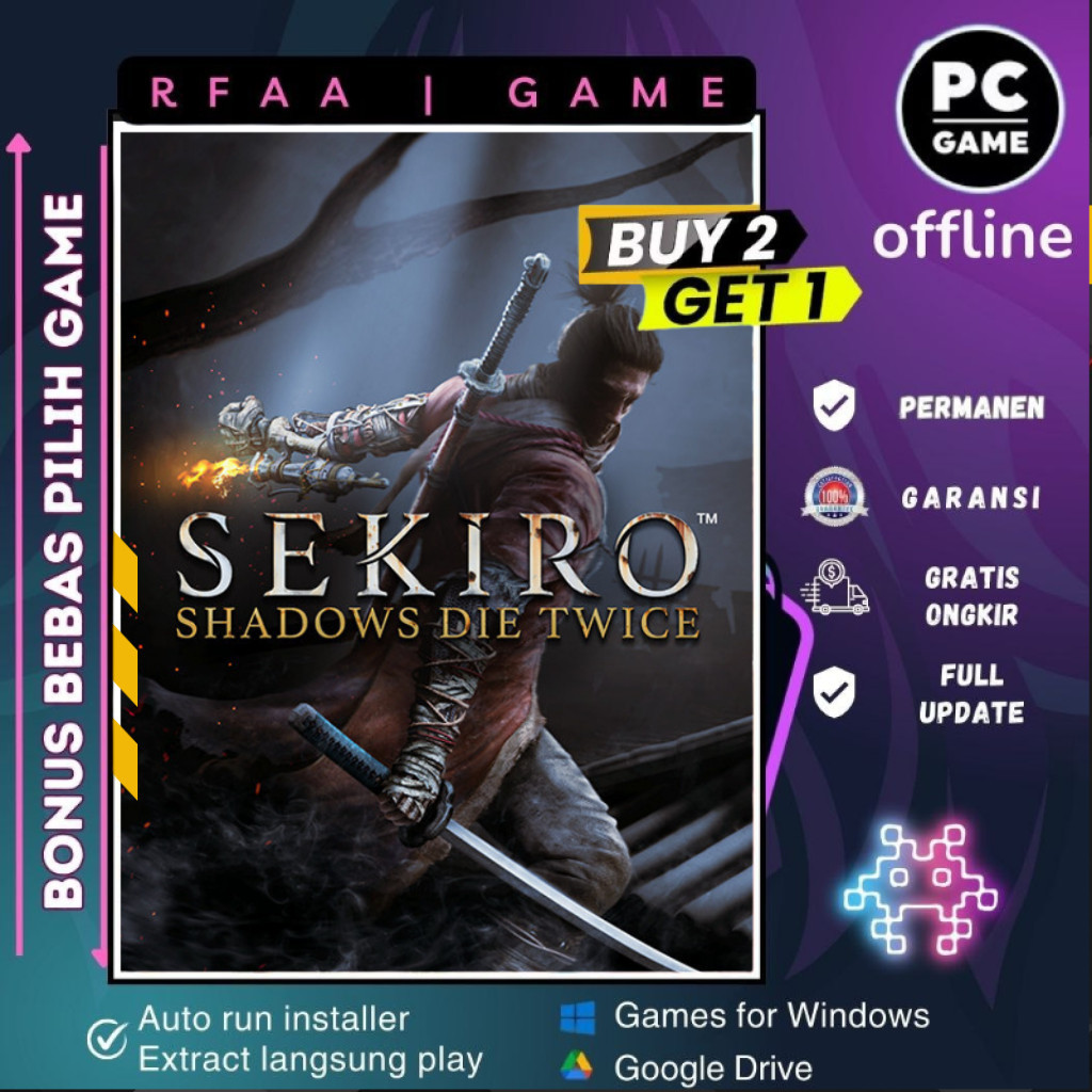 Jual SEKIRO SHADOWS DIE TWICE GOTY EDITION | GAME PC - LAPTOP - DL | Shopee Indonesia