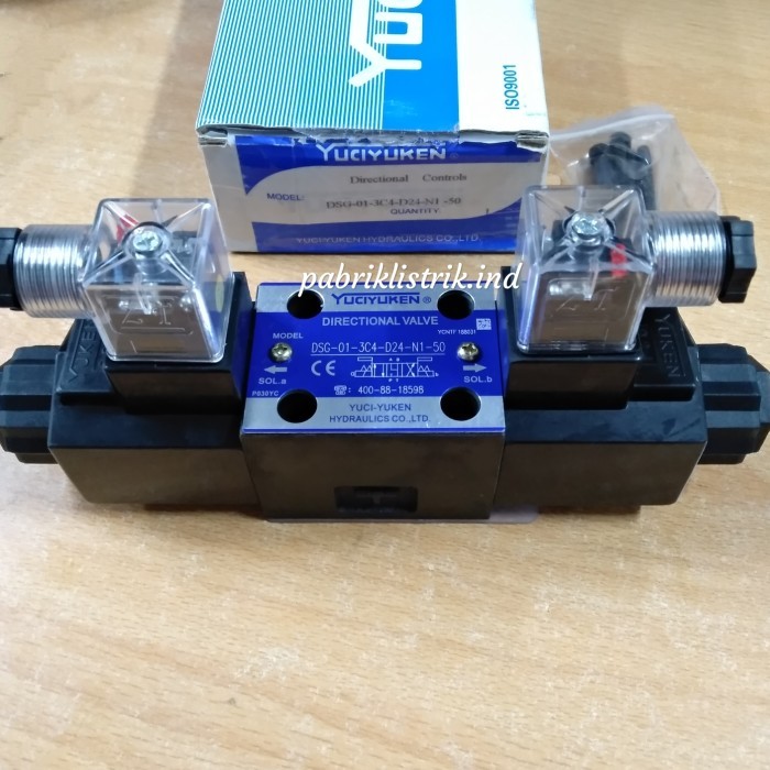 Jual CC99 Selenoid valve Hydraulic DSG 01 3C4 D24 N1 Yuci Yuken original | Shopee Indonesia