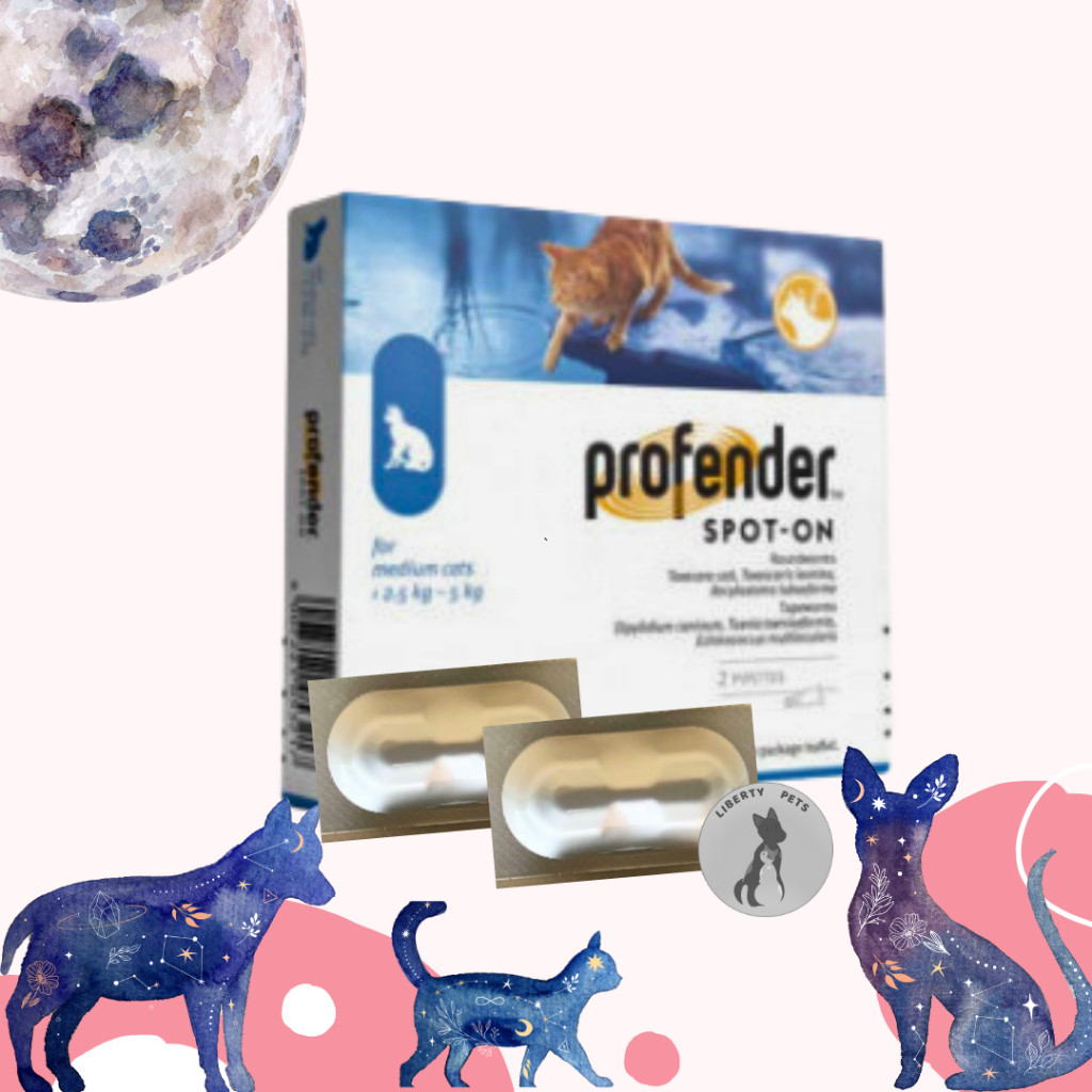 Jual Profender Medium Cat 2.5kg - 5Kg Tetes Cacing Kucing Hamil ...