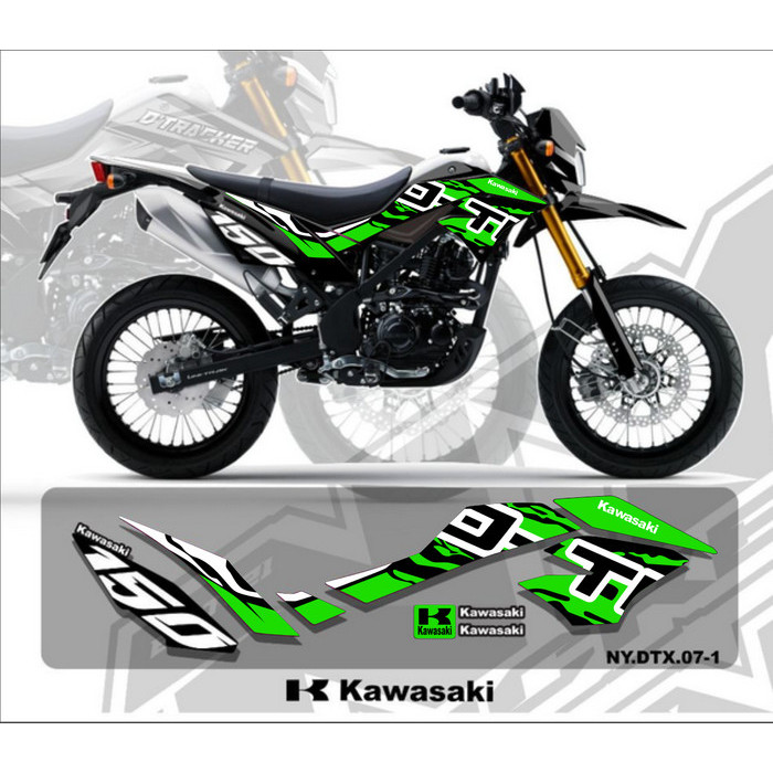 Jual STRIPING KLX D TRACKER 150 SE HIJAU TAHUN 2021 KAWASAKI STIKER ...