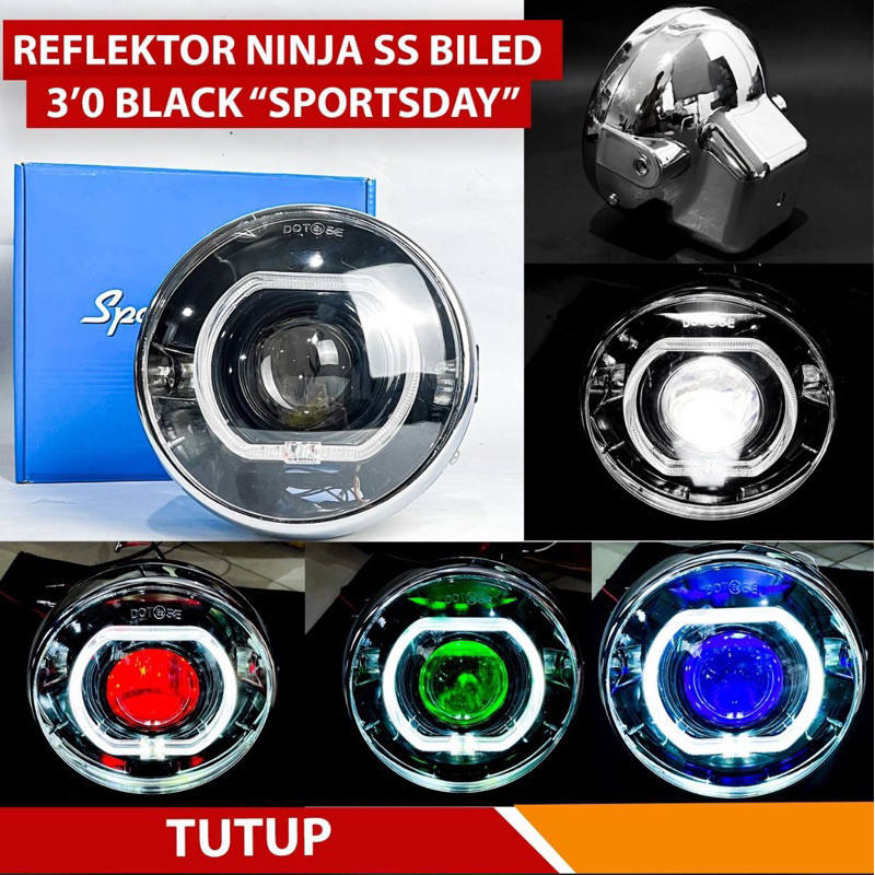 Jual PAKET HEMAT biled set batok lampu ninja set seperti foto | Shopee ...