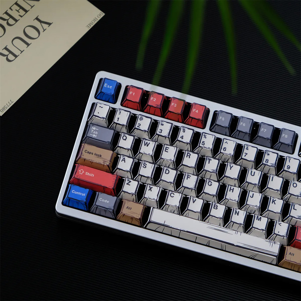 Jual Comic Style Keycaps 149 Keys erry Profile Anime Keycap PBT Dye Sub ...