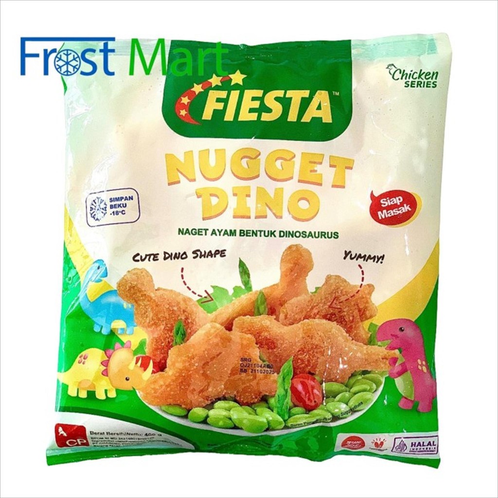 Jual Fiesta Nugget Dino 500Gr Naget Ayam Bentuk Dinosaurus | Shopee Indonesia