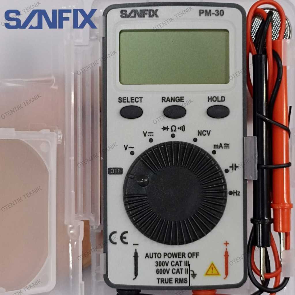 Jual SANFIX PM30 POCKET DIGITAL MULTIMETER - SANFIX MULTI METER SAKU PM 30 ASLI - SANFIX ALAT ...
