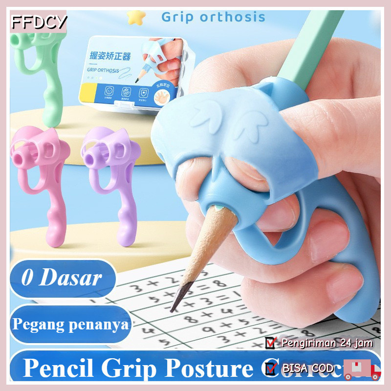 Jual Alat Bantu Tulis Anak / pencil Grip Posture Corrector / Writing ...