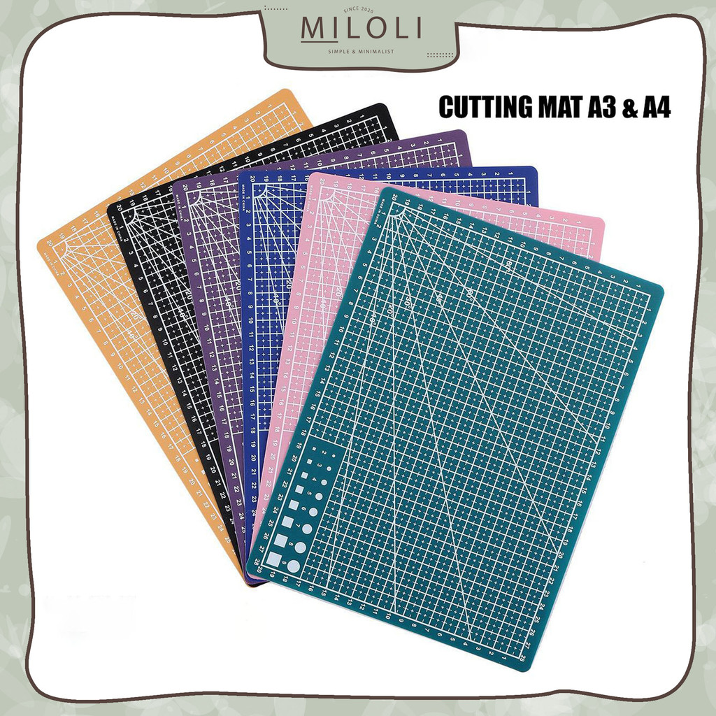 Jual [MILOLI] Durable A3/A4 MULTIFUNGSI CUTTING MAT DIY Art Paper Papan Kertas Alas Potong ...