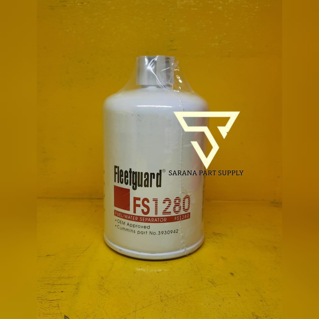 Jual Filter solar fuel water separator FS1280 3930942 Fleetguard ...