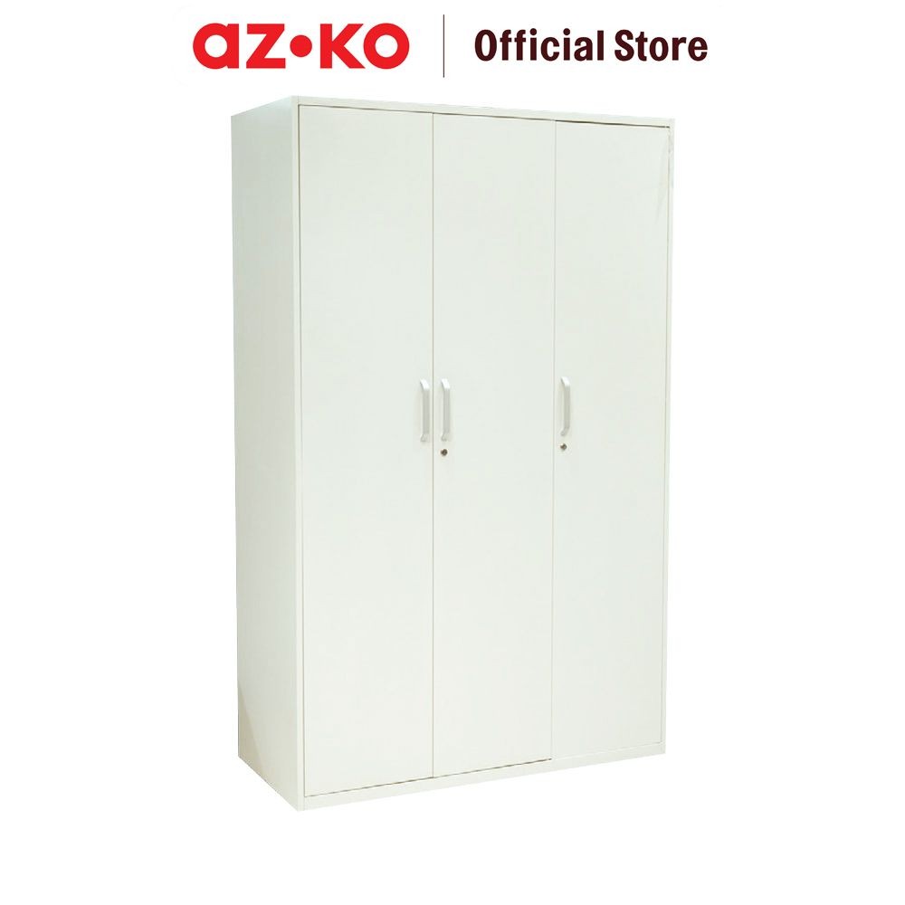 Jual AZKO Masterspace Lemari Pakaian 3 Pintu Dengan Kabinet - Putih ...