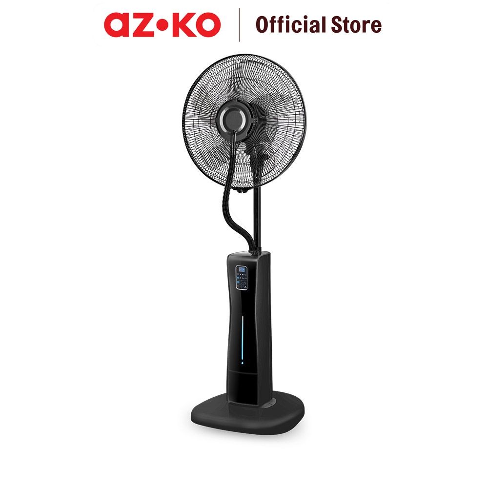Jual AZKO Krisbow 2 ltr Kipas Angin Uap - Hitam Standing Misty Fan ...