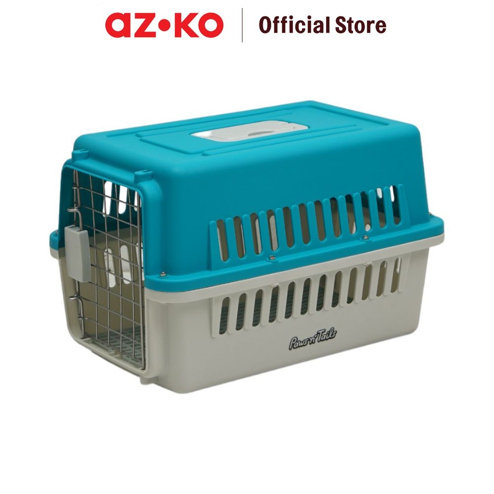 Jual AZKO Paws N Tail 40X30X49 cm Kandang Hewan Portable 1 Door Dog Cat ...