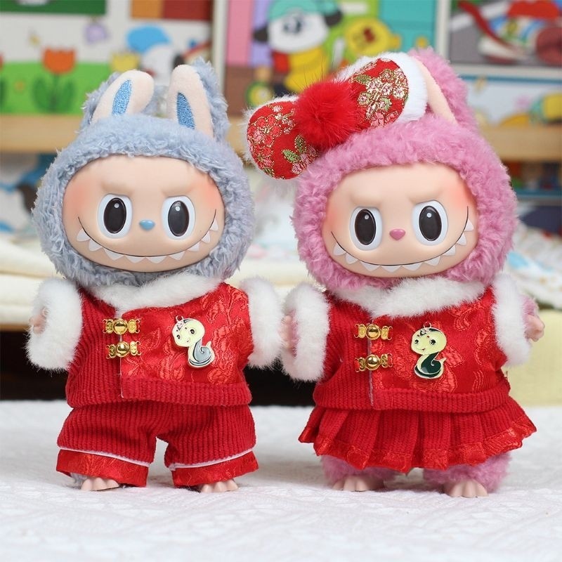 Jual READY 2025 Set Imlek Labubu Tahun Ular Snake Year Cheongsam Baju ...