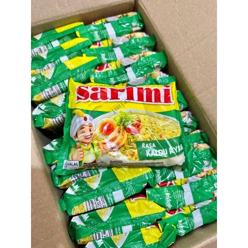 Jual Sarimi Rasa Kaldu Ayam 70 gram Kartonan atau 1 DUS isi 40 pcs ...