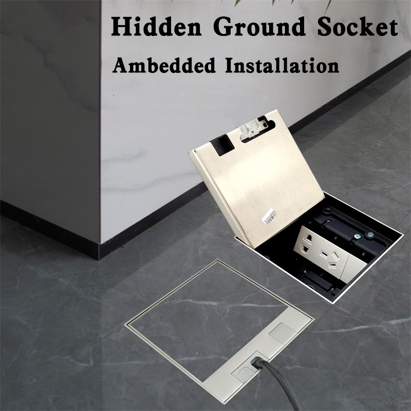 Jual Flat Hidden socket, UK US EU BR FR Standard Power USB HDMI RJ45 ...