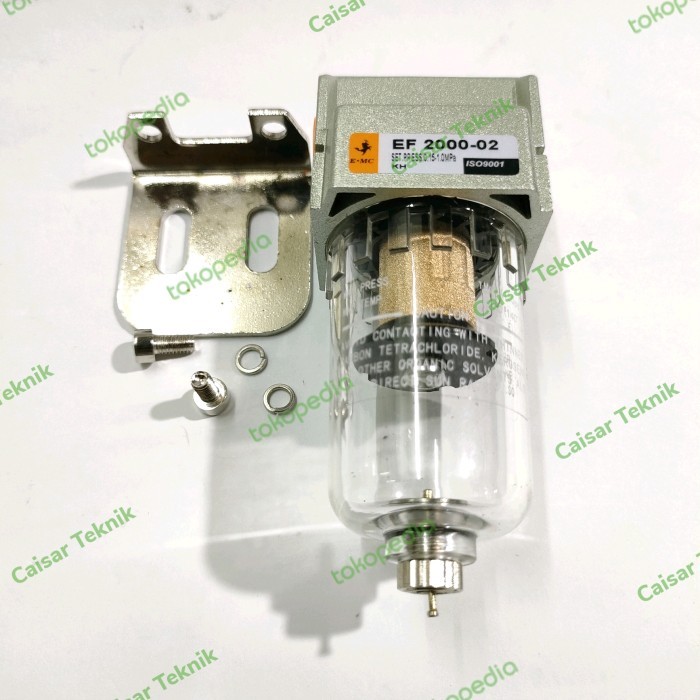 Jual Air Filter Regulator Serie EF 2000-02 EMC Port 1/4" inch | Shopee ...