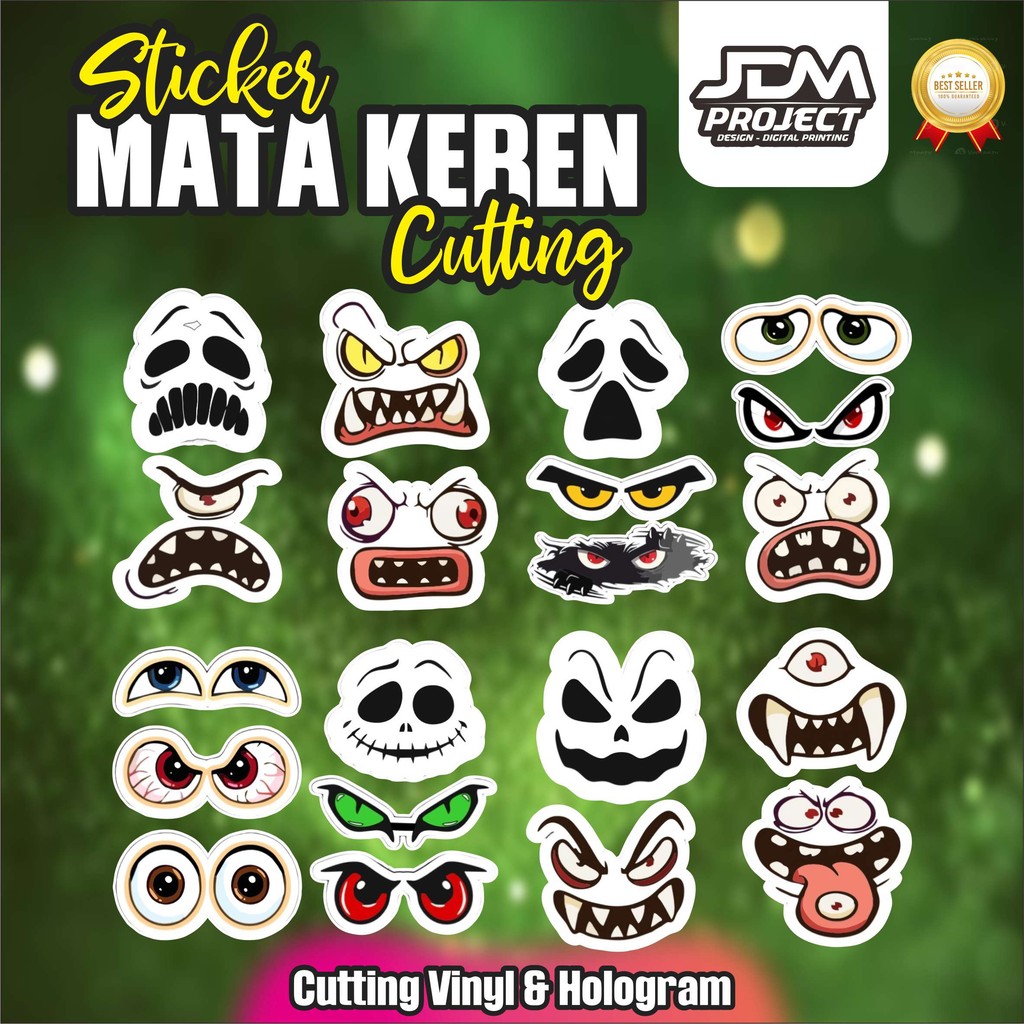 Jual JDM PROJECT - Stiker mata keren,stiker mata variasi | Shopee Indonesia
