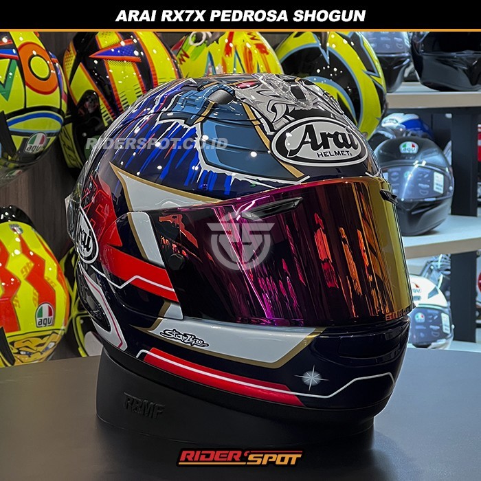 Jual Helm Motor Arai RX7X Pedrosa Shogun Helmet Original Japan Touring ...