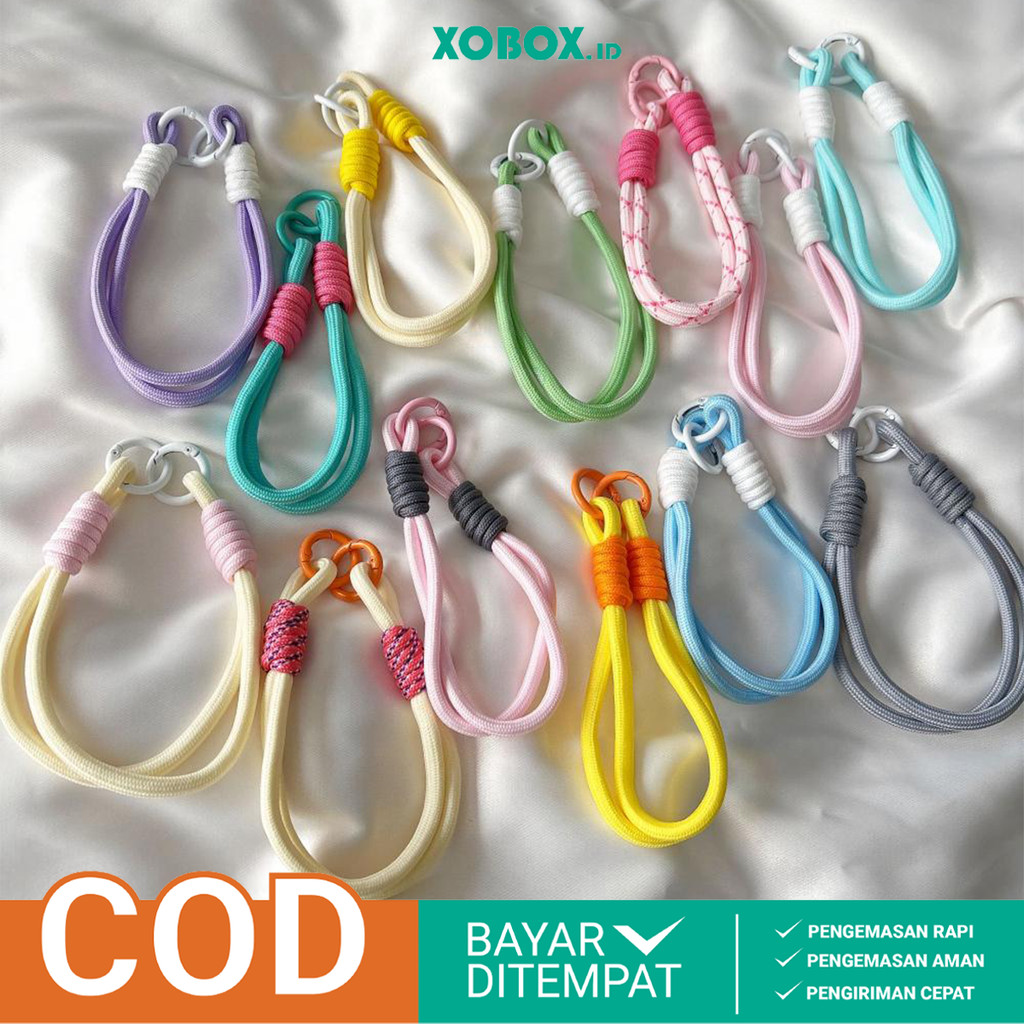 Jual Phone Strap Mini Tali Lanyard Gantungan HP Aesthetic Double Strap ...