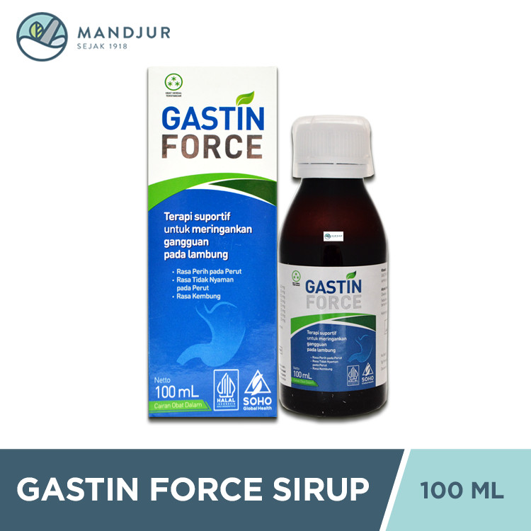 Jual Gastin Force Sirup 100 mL - Obat Herbal Untuk Lambung | Shopee ...