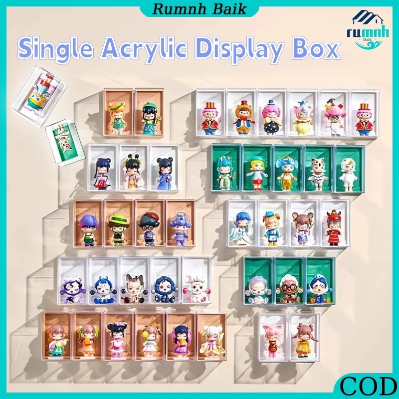Jual Mini Figure Box Single Acrylic Display Box Blind Box /Kotak ...