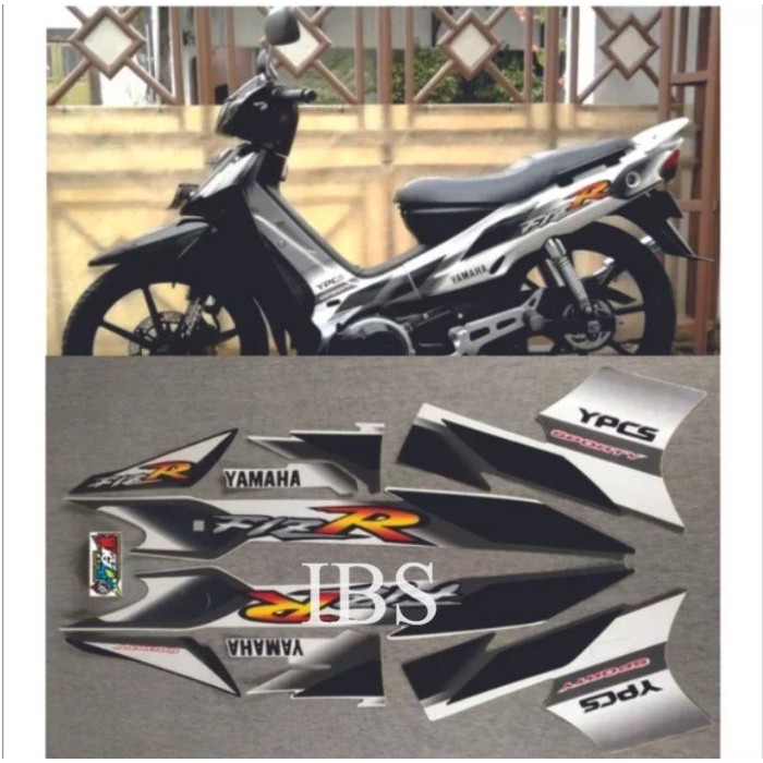 Jual STIKER STRIPING FIZR 2001 HITAM PUTIH FIZ R FIZR SPORTY POLET ...