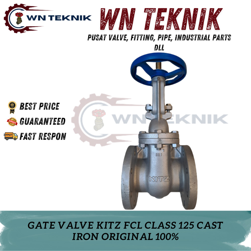 Jual GATE VALVE KITZ FCL 10" INCH CLASS 125 CAST IRON ORIGINAL 100% | Shopee Indonesia