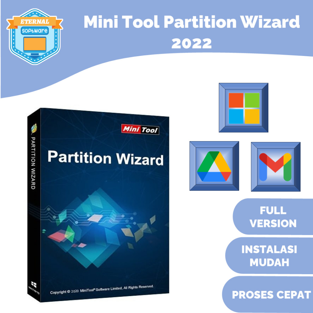 Jual Minitool Partition Wizard 11 Full Version Software Windows Partisi Memory Hardisk Dvd