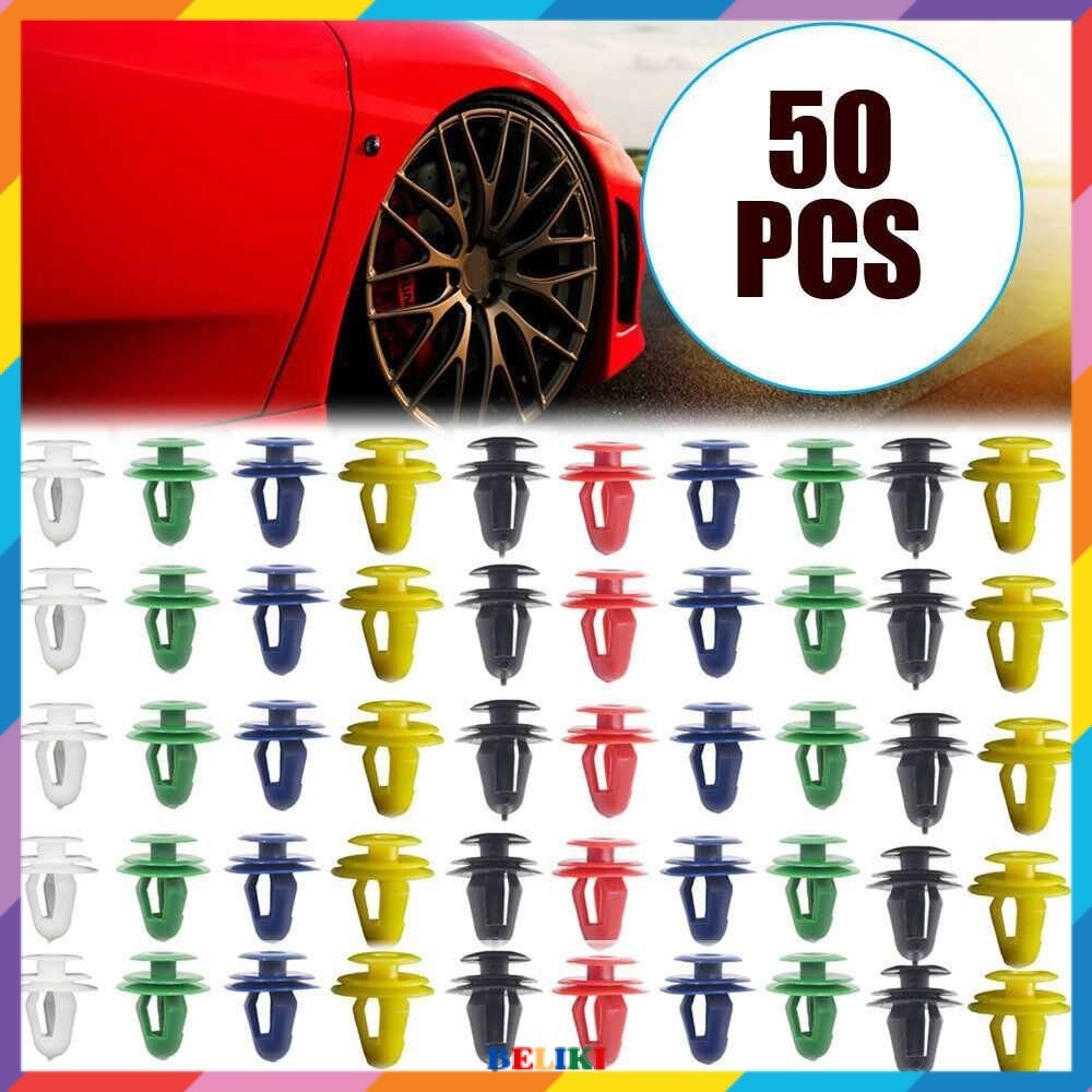 Jual OTOHEROES Klip Kancing Panel Pintu Mobil Baut Rivet Clip 50 PCS ...