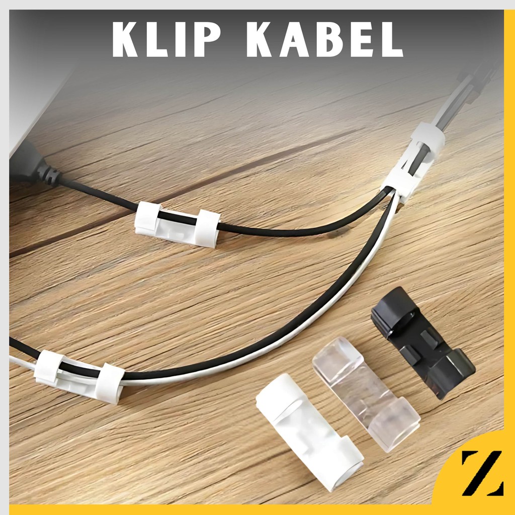 Jual Klip Kabel Penjepit Perapih Klem Clip Wire Hose Clamp Organizer 20 ...